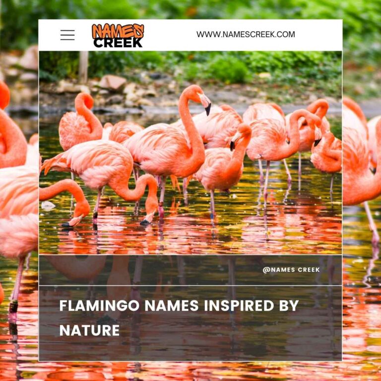 477 Flamingo Names: A Colorful Collection