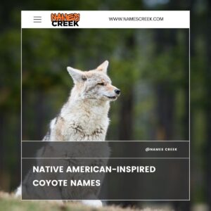 400+ Coyote Names With Meanings + Ai Generator