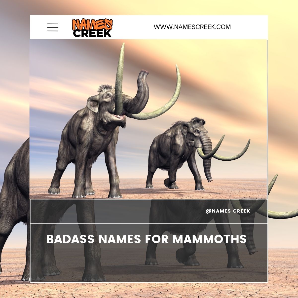 Unique Mammoth Names For Pets And Characters